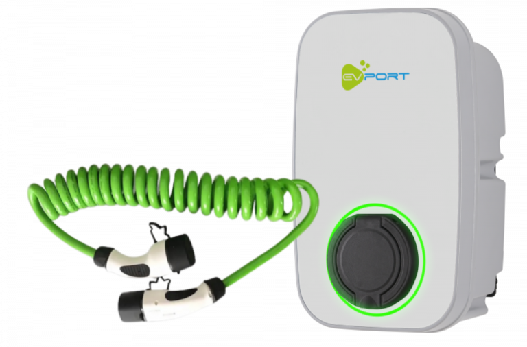 7.4kw Home EV Charger Box & Type 1/2 Cable Bundle - EVPort